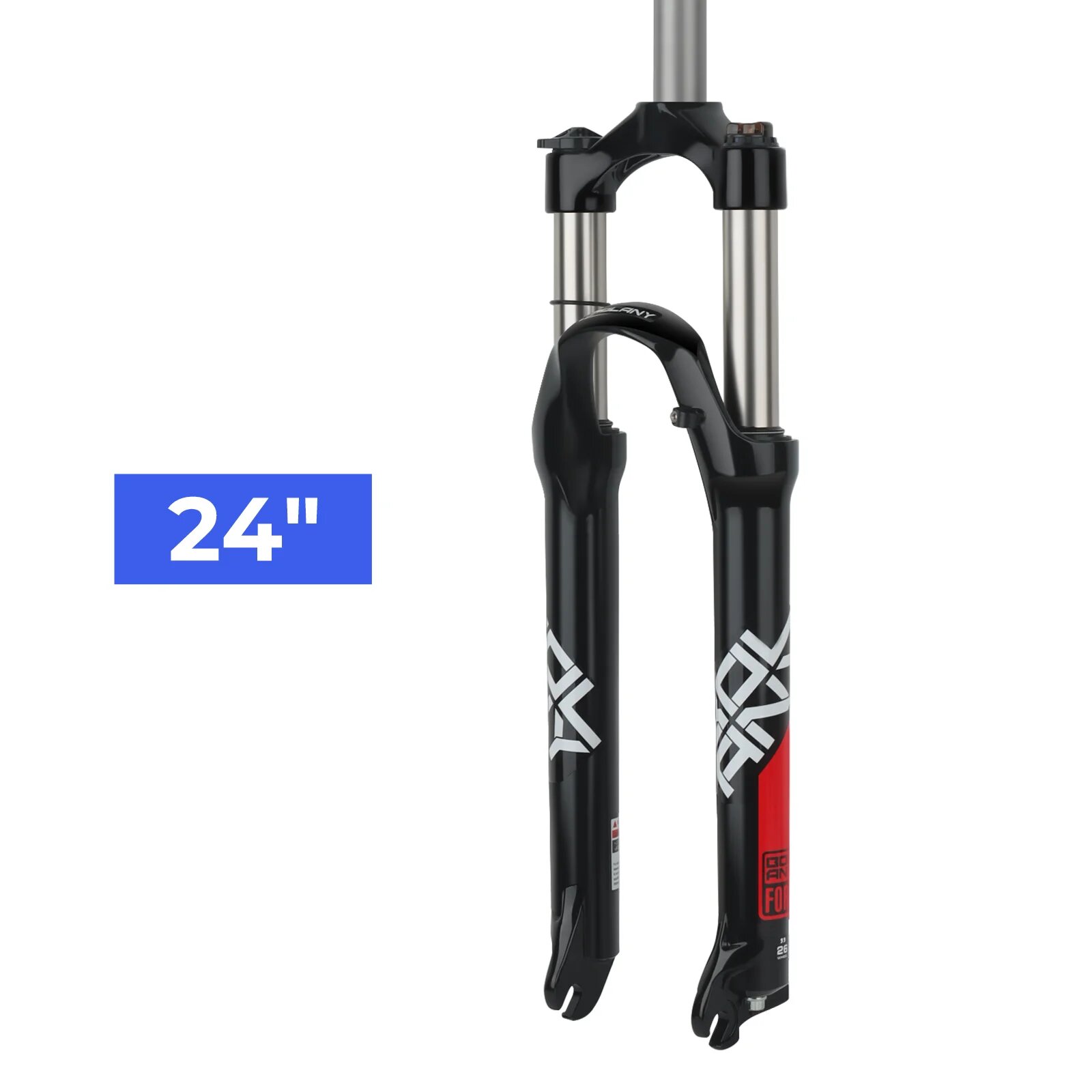 BOLANY Механическая вилка 9x100 мм 20/24 дюйма Черный, 24-Black Red