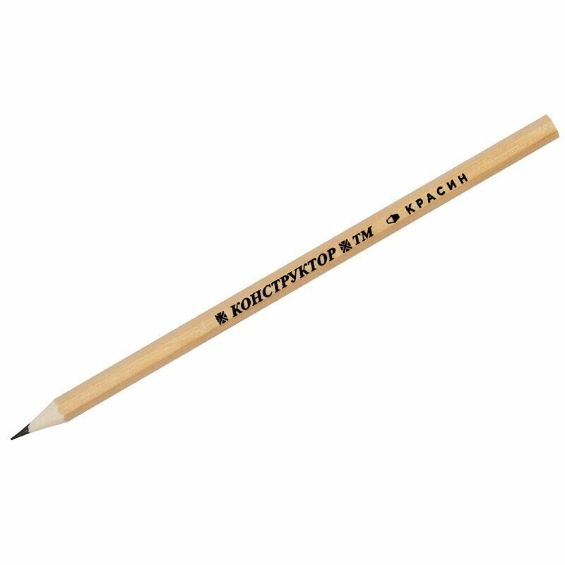 Карандаш ч/г Красин Конструктор ТМ (HB) шестигран, заточен, С-317/346211