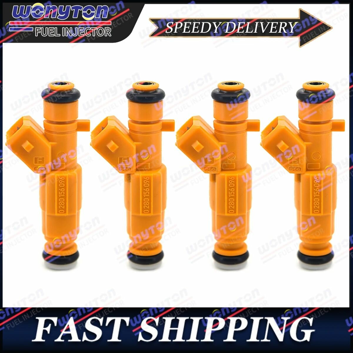 4 шт. топливные форсунки 0280156096 032906031D для Volkswagen Golf Polo Seat Cordoba