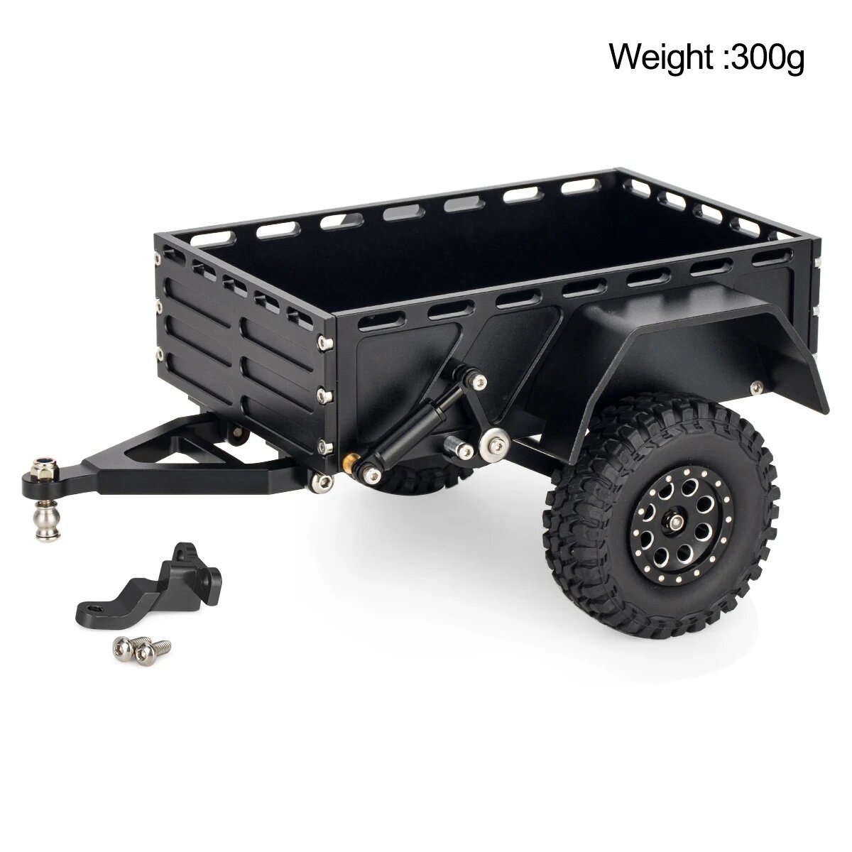 Прицеп RC 1/18-1/24 Черный, 300г