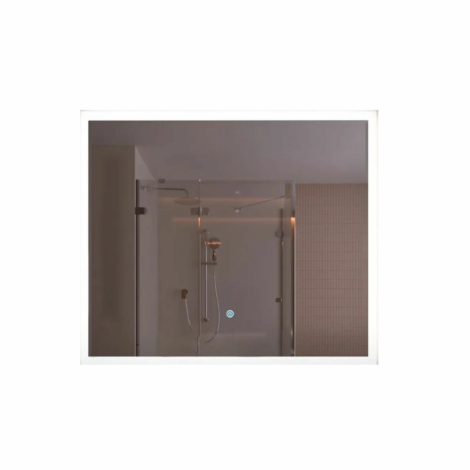 Зеркало LED OTTIMO Rhodes New 800x700 c сенсорным выключателем и диммером