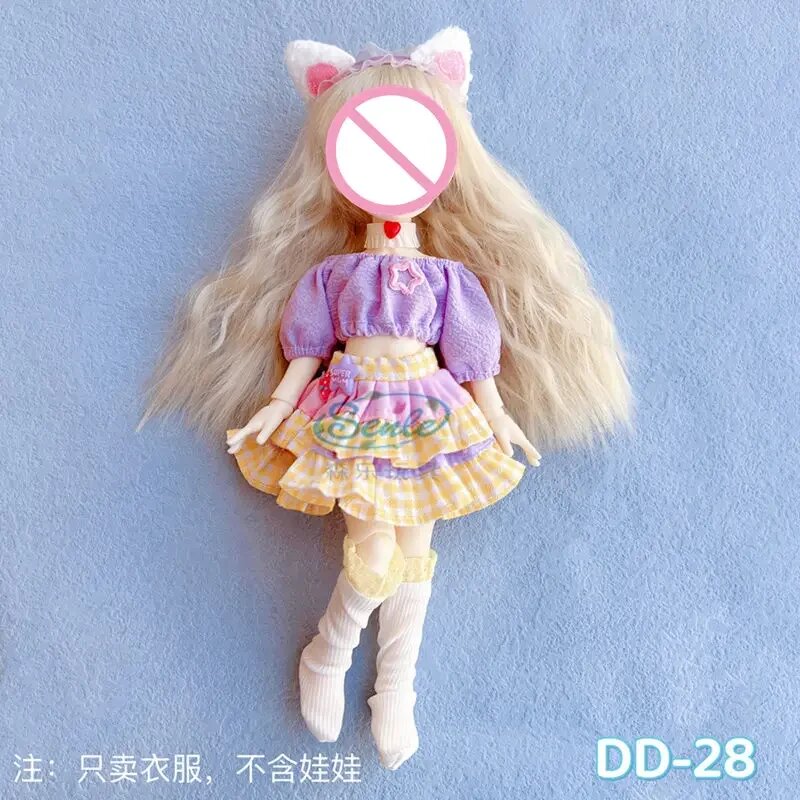 Одежда для куклы 30 см, розовый, DD-28