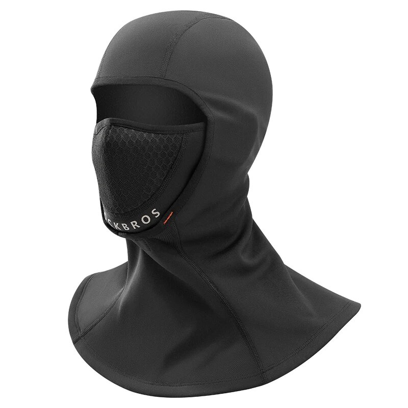 ROCKBROS Зимняя балаклава черная из спандекса L, LK1322002 velcro