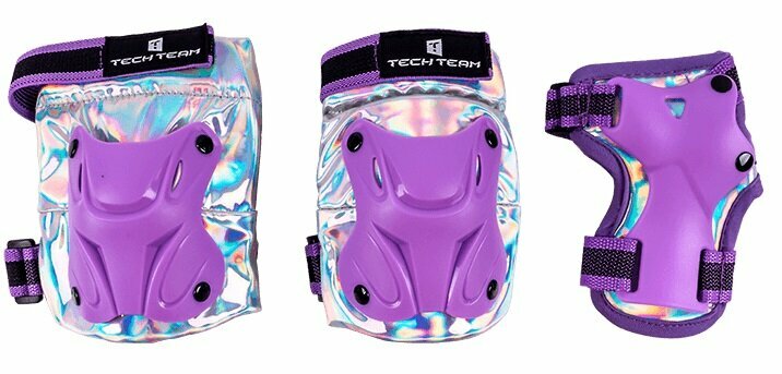 Набор защиты Safe Fit Kids 4.0 (наколенники; налокотники; защита кисти) purple L