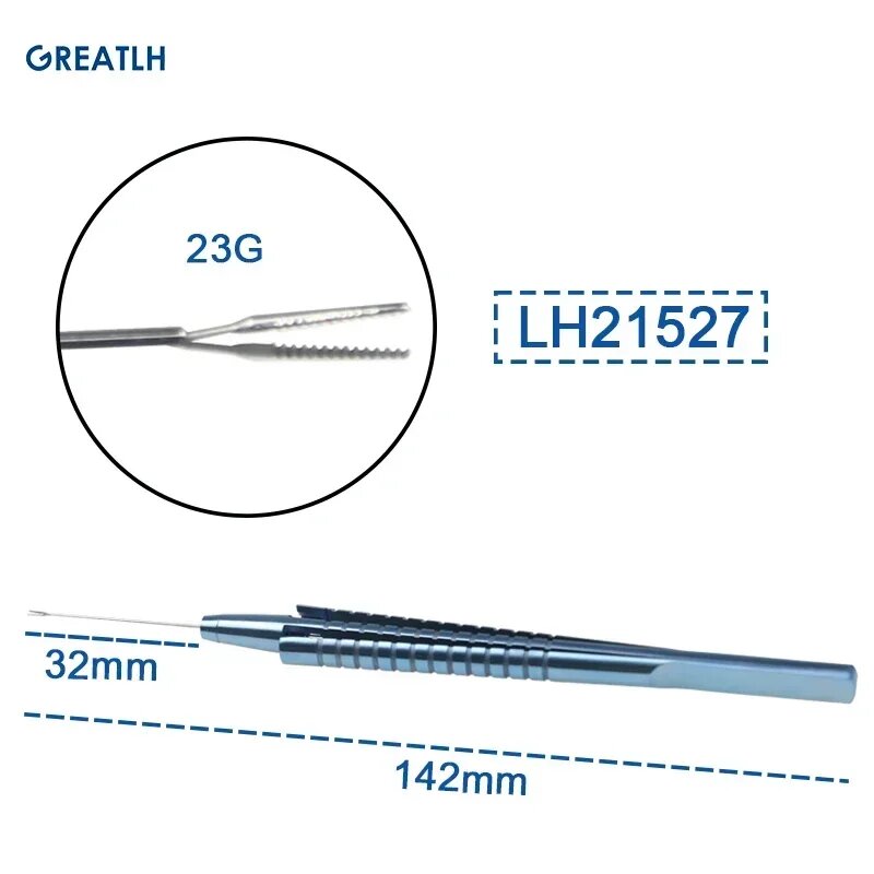Пинцет GREATLH 23G, LH21527, 142 мм