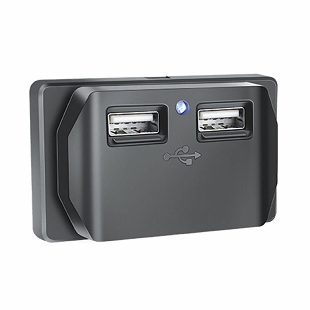 12 В/24 В USB-Розетка С Двумя Розетками Автомобильные Зарядные Устройства 3.1A Для Скрытого монтажа На панели