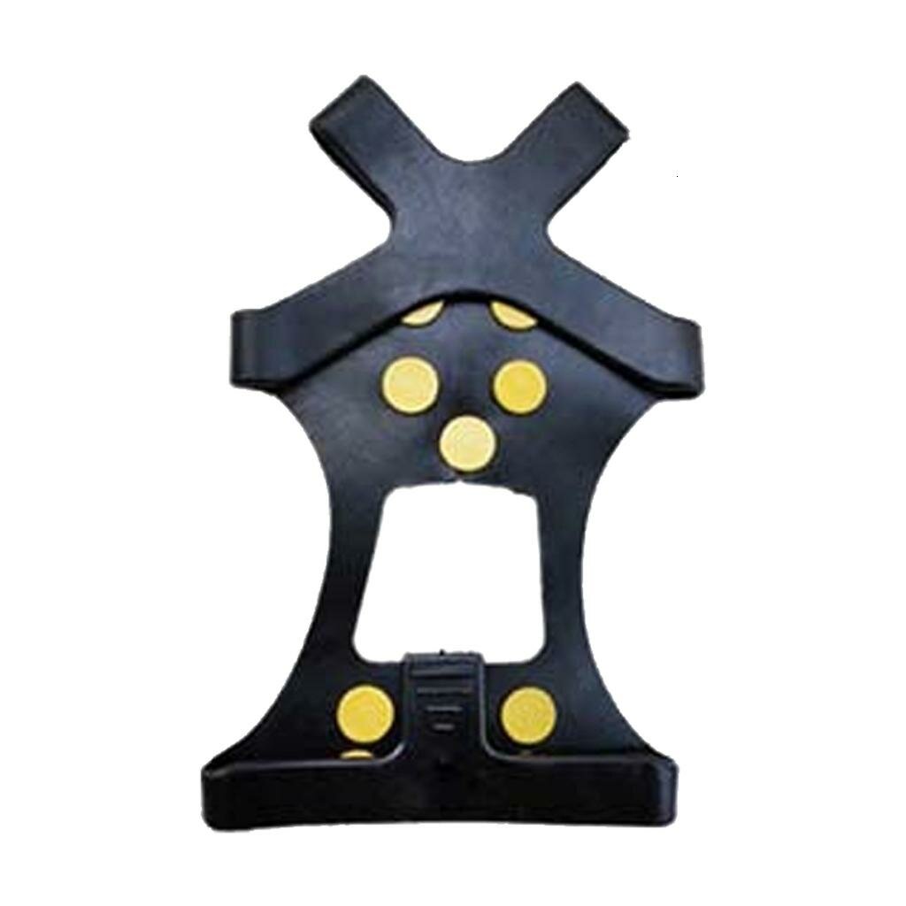 10 Шипов Снегоступы Легкие Ледовые Насадки для Пожилых и Любителей Открытого Воздуха, Размер M черный - 10 зубов