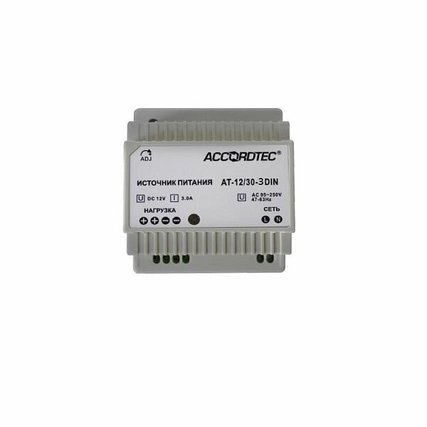 AccordTec AT-12/30-3 DIN Источник питания