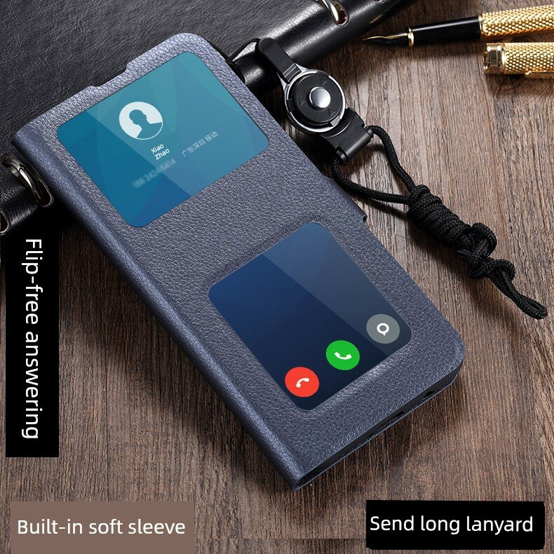 Suitable for Xiaomi Max3 Phone Case, Xiaomi Max3 Cover with Window, Protective Case, Anti-Drop Soft Case, Hands-Free