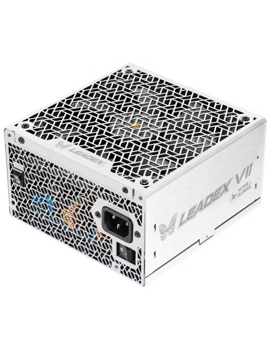 Блок питания Super Flower, 850W Leadex VII XG, 80Plus Gold, APFC, белый