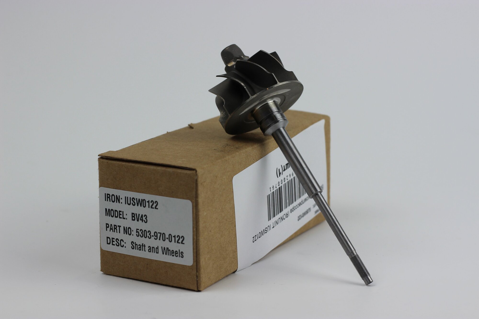 Вал турбины KIA Sorento CRDi, HYUNDAI Passenger, VOLKSWAGEN AUDI, (Киа Соренто CRDi, Хендай Passenger, Фольксваген Ауди), IUSW0122 для 53039700097