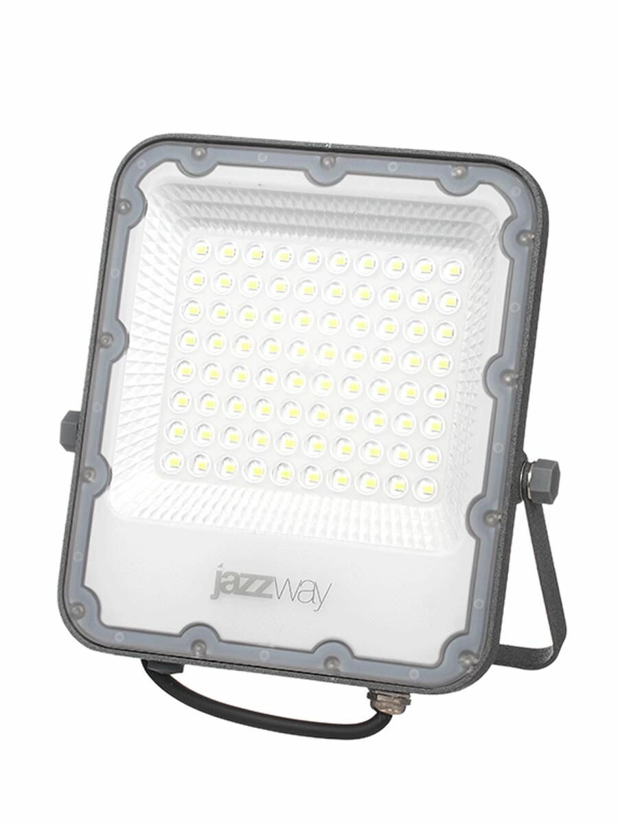 Прожектор светодиодный Jazzway ДО-100 Вт, 11000 Лм, 6500 К, IP65, 200-240 В, LED