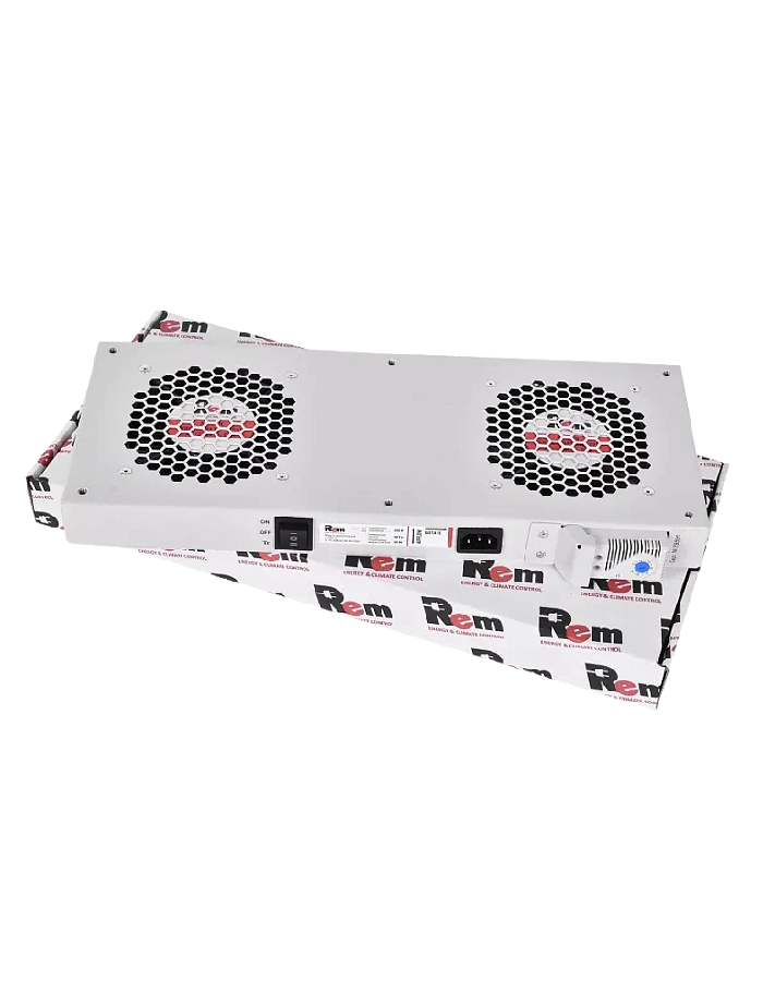 Вентиляторный модуль ЦМО R-FAN-2T 2 вентилятора с терморегулятором