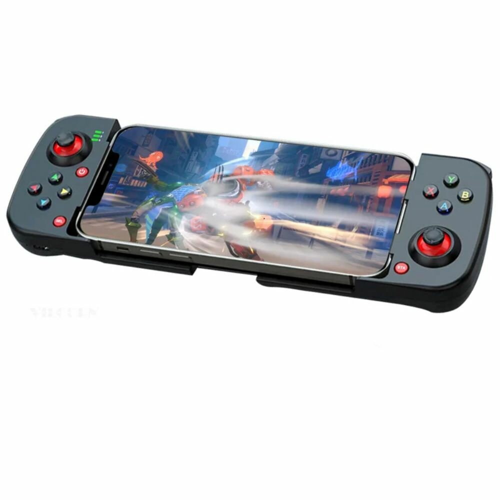 Растягивающийся мобильный контроллер для iOS, Android, телефона, PUBG, Cod, геймпад для консоли Switch, джойстик с OLED-дисплеем и макросом
