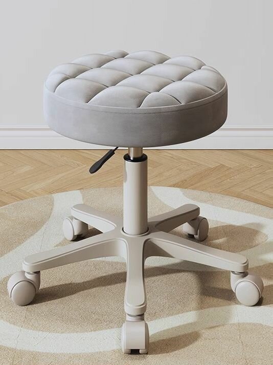 Поднимающийся и вращающийся легкий роскошный барный стул