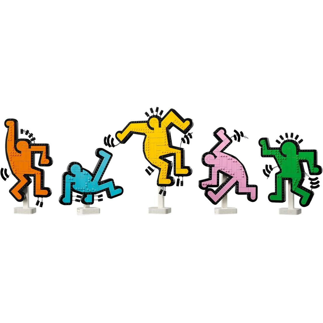 LEGO Keith Haring Dancing Figures Building Blocks 1773pcs 31216 ABS null