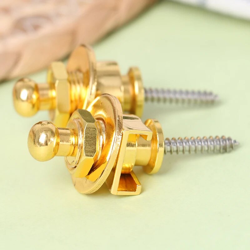 Кнопки ремешка для баса, Gold, 2 шт.