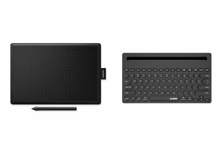Планшет для рукописного ввода Wacom, multicolor, поддержка стилуса, компактный, идеален для рисования и заметок