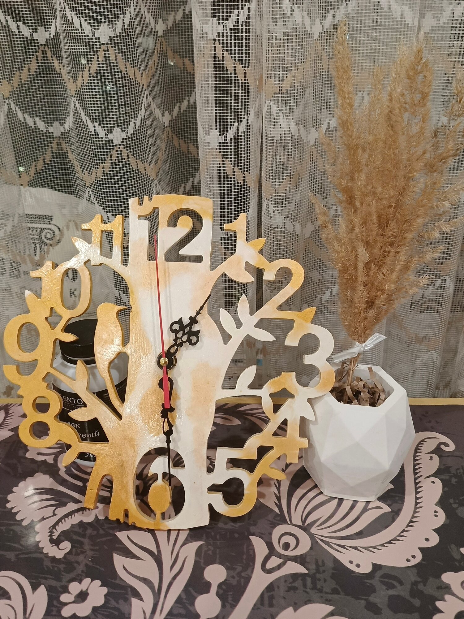 Часы настенные ручной работы