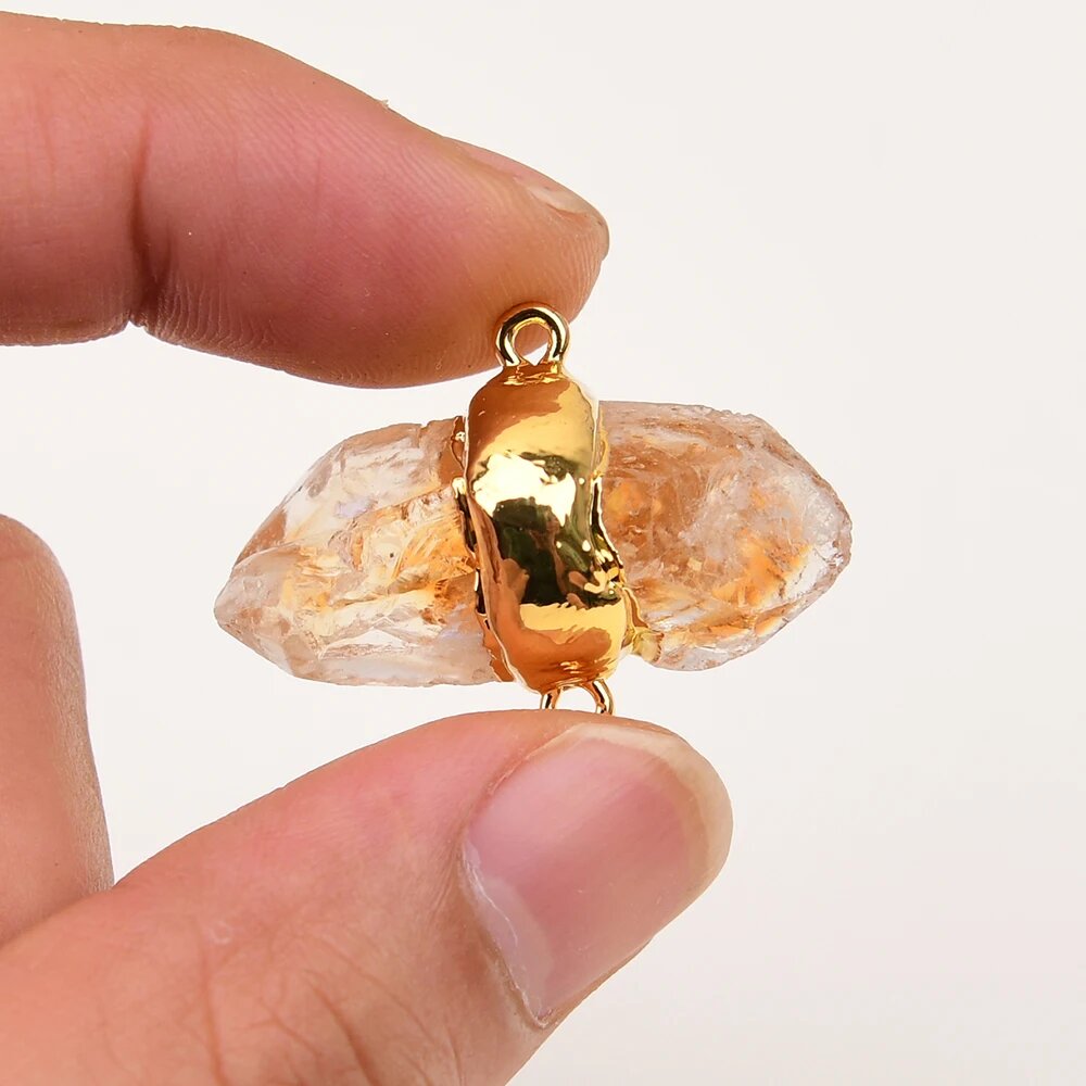 5 шт. натуральный желтый цитрин кварц друзы бусины