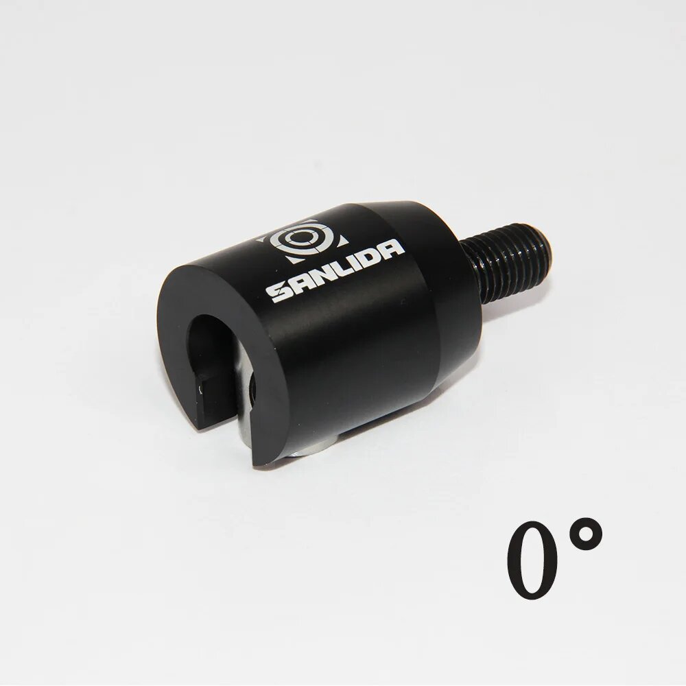 Sanlida X10 Стабилизатор для лука 0°/5°/10°, алюминий Черный, 0 degree Black