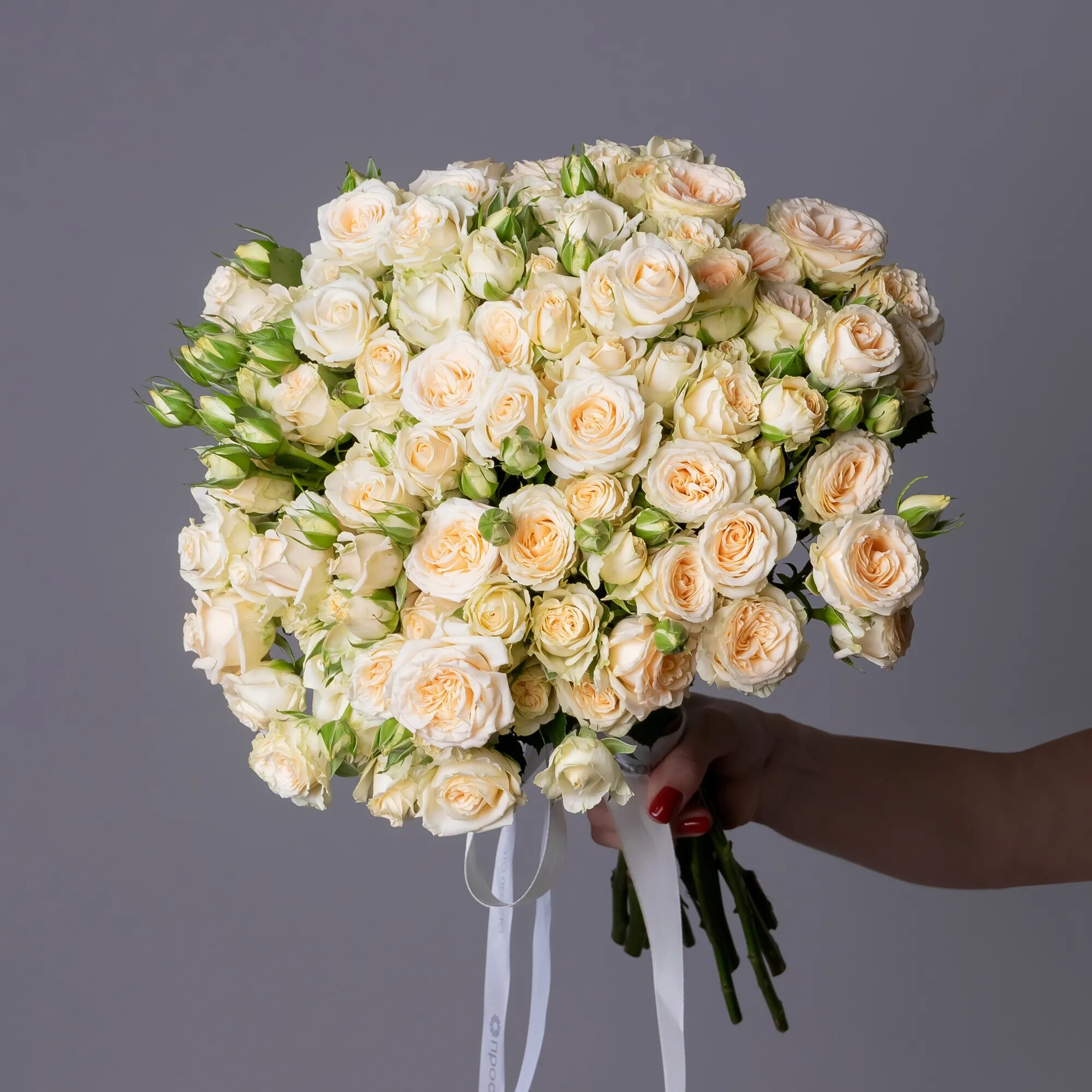 Букет Роза кустовая "Солинеро" 15 шт Высота 50 см Премиум от "Простоцветы"