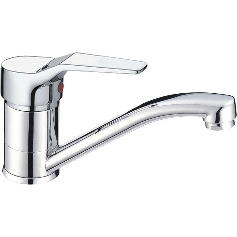 Смеситель для кухни Cron CN4563 Хром Поворотный, современный дизайн