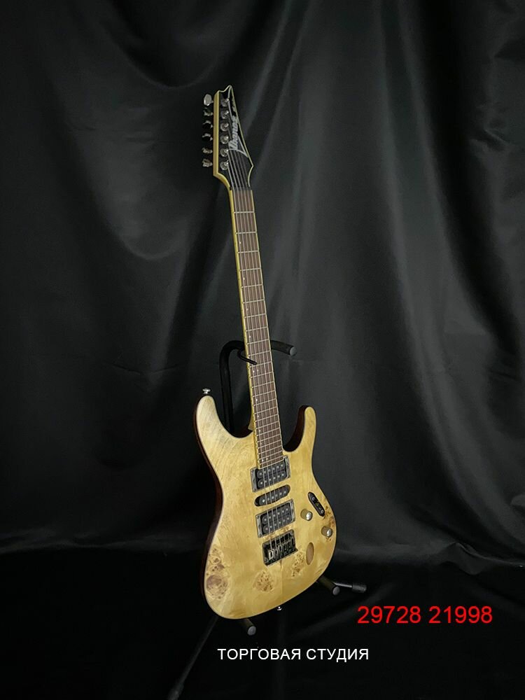 Электрогитара Ibanez S770 PB, тонкий корпус, новая модель, 24 лада, двойной тремоло