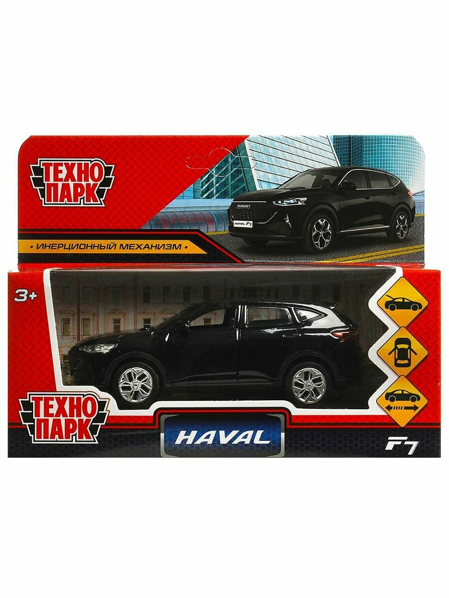 Технопарк Машина Haval F7 12 см черный металл