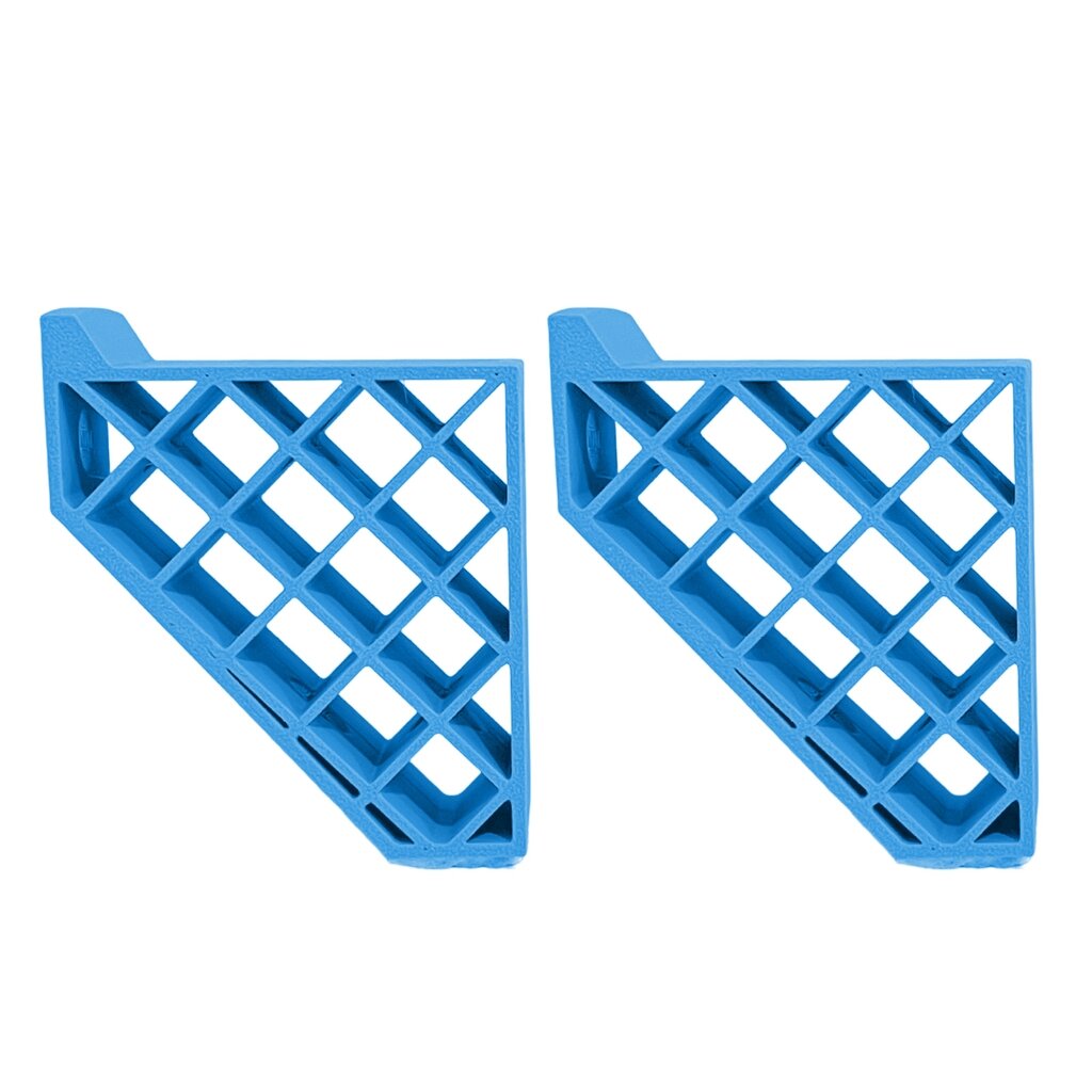 2 настенных кронштейна для сноуборда, фиксаторы для сноуборда, крючки для снаряжения-большие-синий