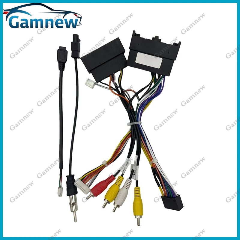 Автомобильный 16PIN адаптер Gamnew жгута проводов декодер Android Canbus Box для Ford Focus Fiesta Escape