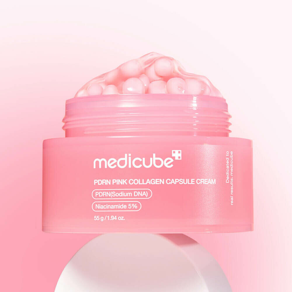 Medicube PDRN Pink Collagen Capsule Cream, Укрепляющий капсульный крем с пдрн и пептидами