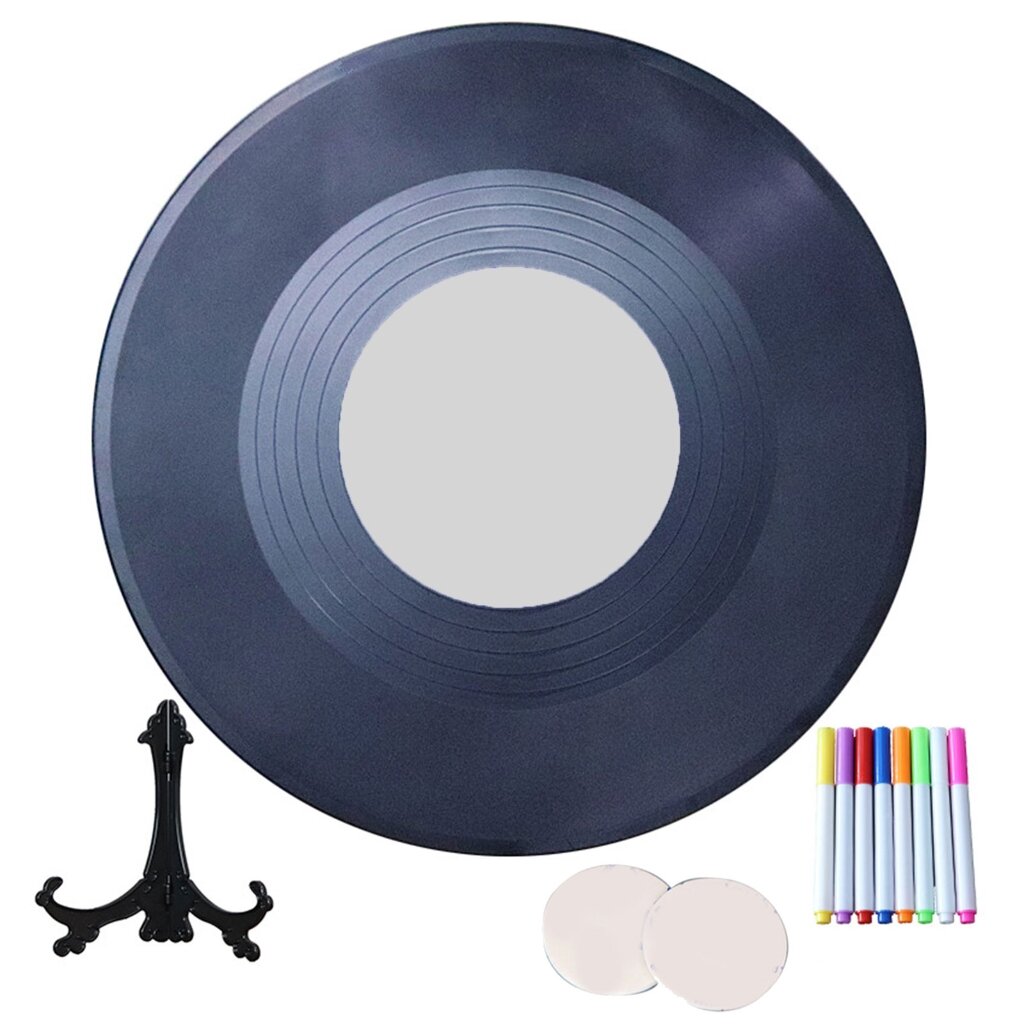 Украшение,12-дюймовая имитация виниловой пластинки своими руками, украшения для украшения (случайные наклейки)