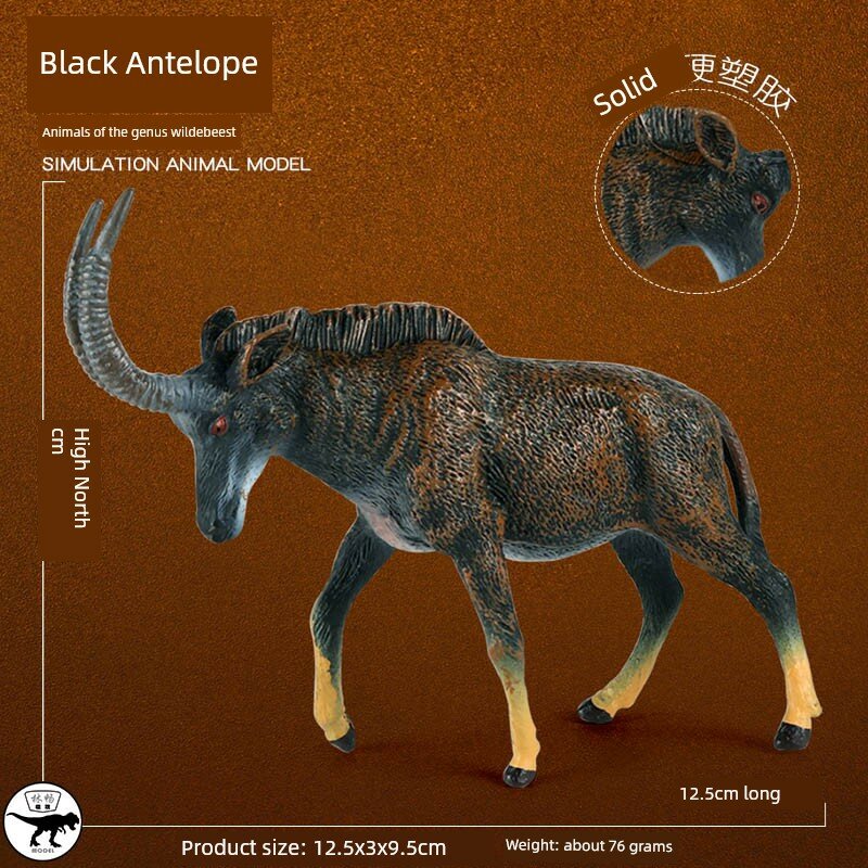 Детская модель дикой природы от Линь Чанмо: африканский буйвол, реалистичная фигурка дикого кабана для развития
