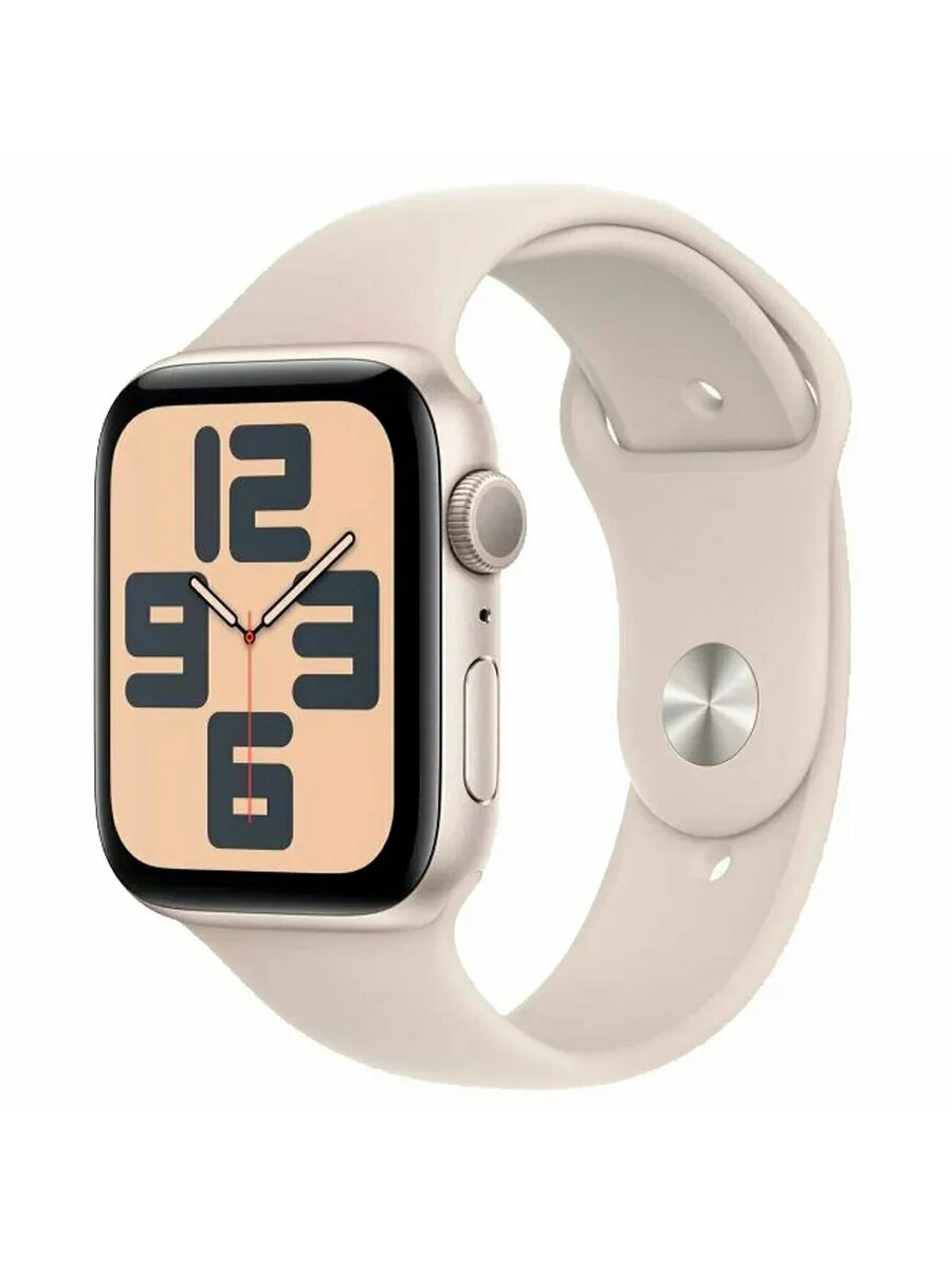 Смарт-часы Apple Watch SE2 2024 44mm Starlight Sport Band S/M