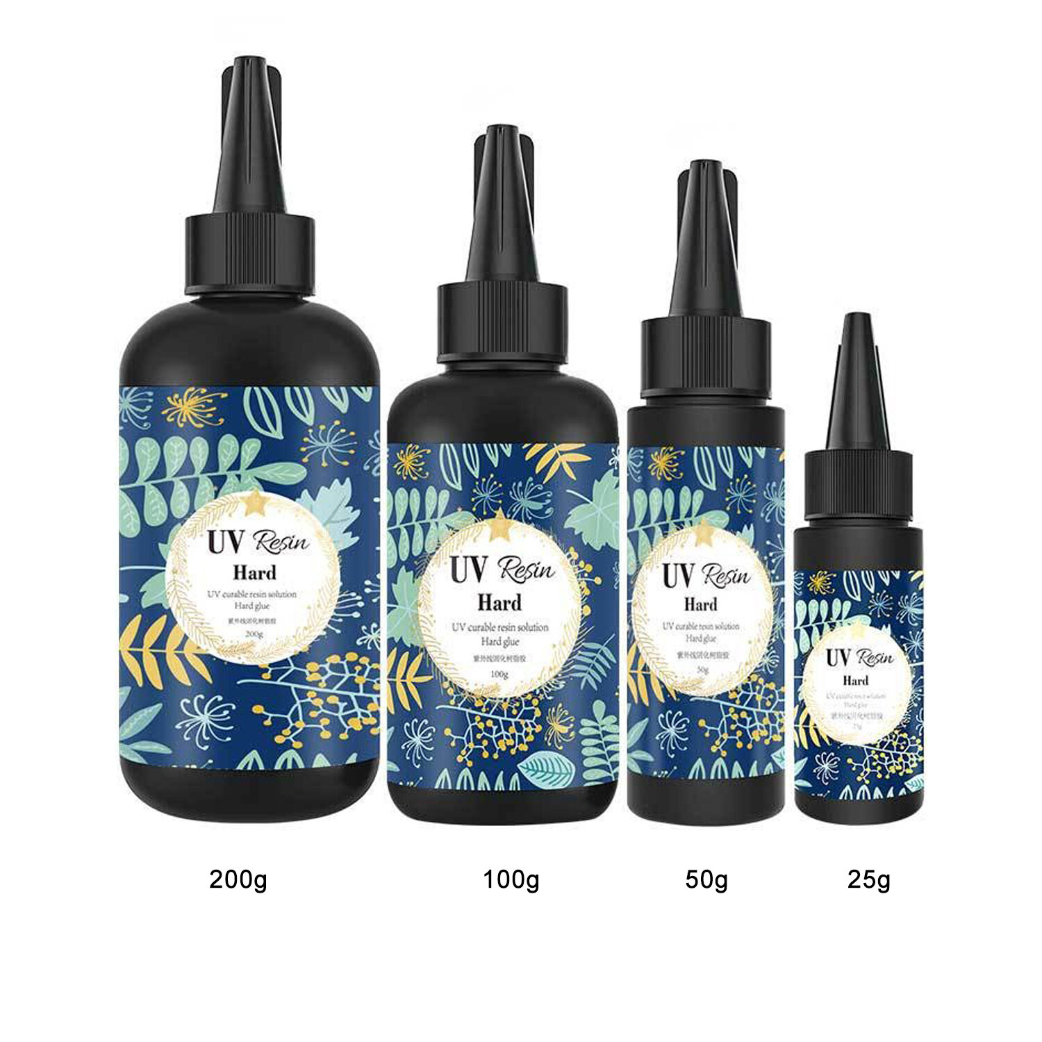 УФ эпоксидная смола для творчества, акриловая УФ смола для создания украшений, кулонов, колец и закладок быстрое отверждение, кристально прозрачная, без желтизны