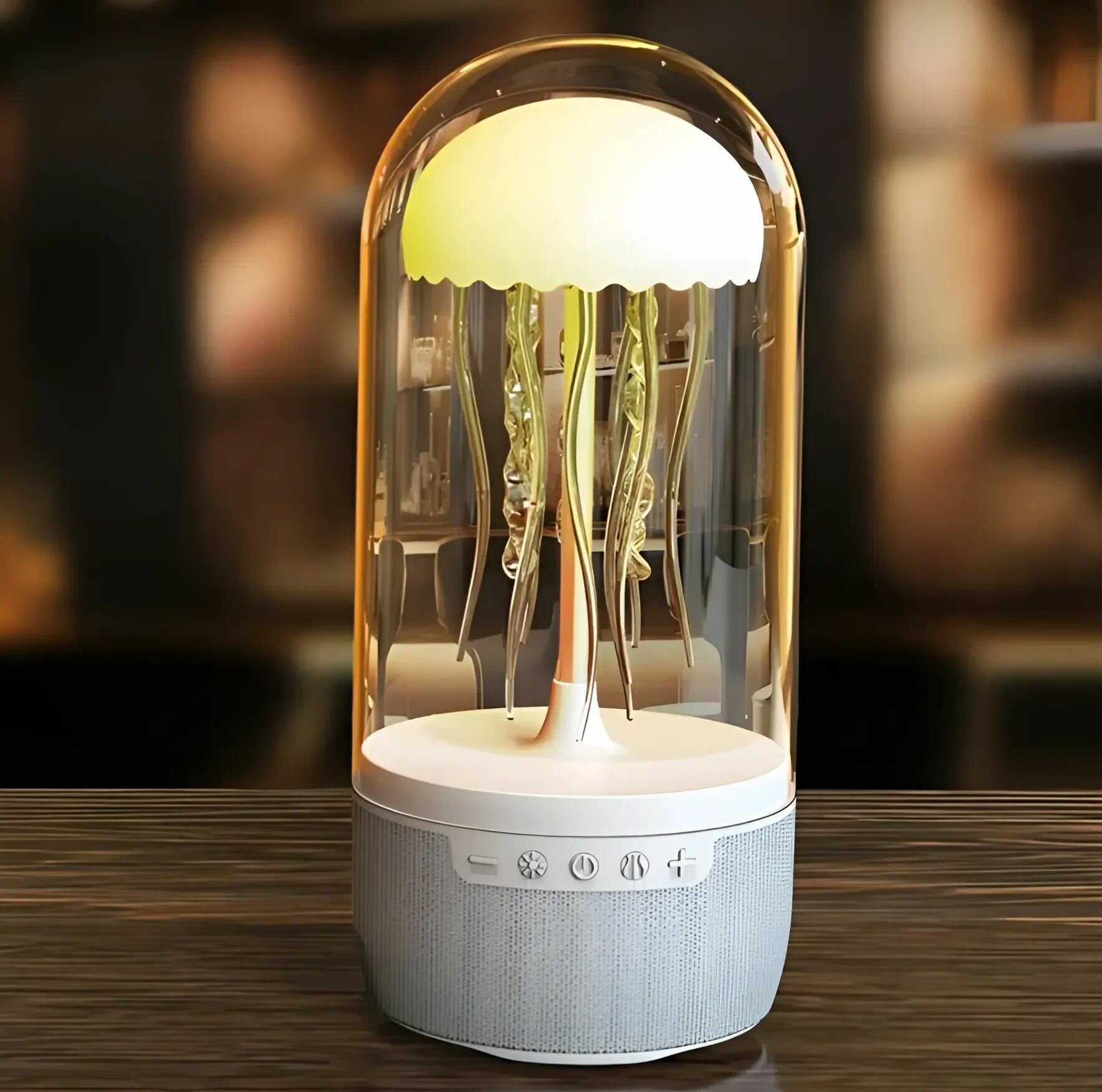 Колонка портативная беспроводная bluetooth Медуза / Детский ночник светильник bluetooth колонка "медуза"