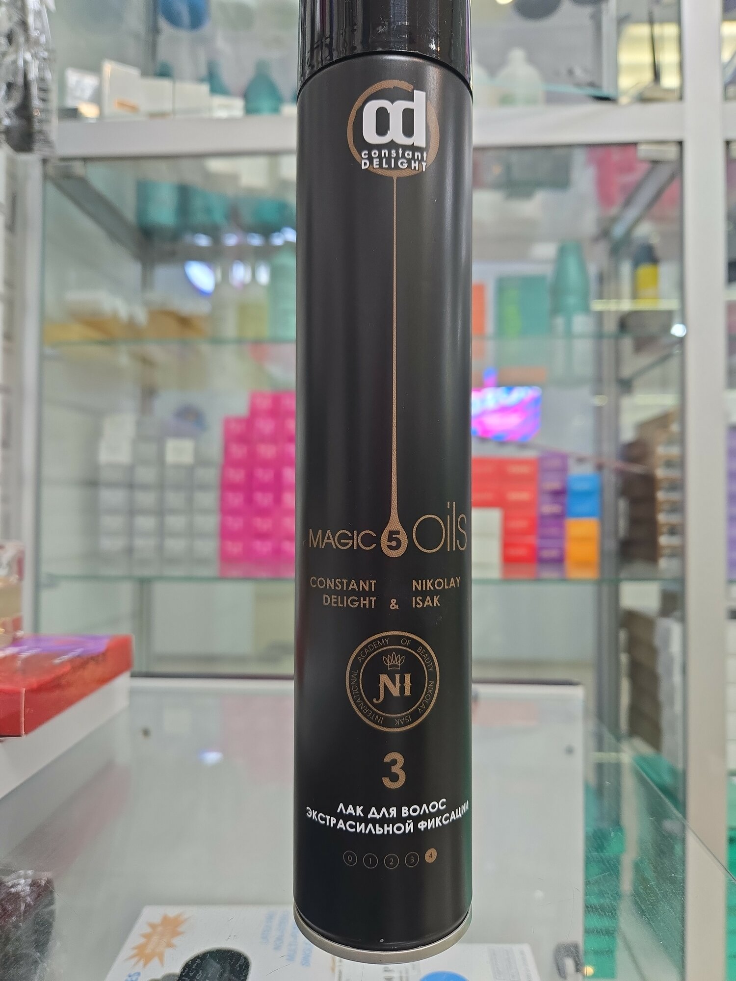 Лак для волос Constant Delight "Экстрасильная фиксация", 3-й уровень, 400мл