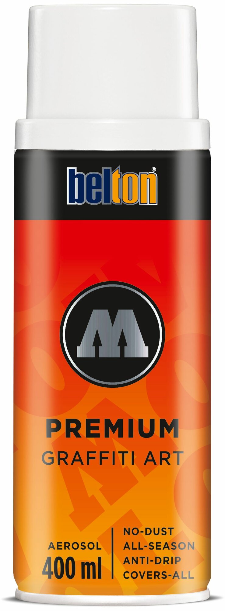 Аэрозольная краска для граффити и дизайна Molotow Belton PREMIUM #231 / 327160 signal white