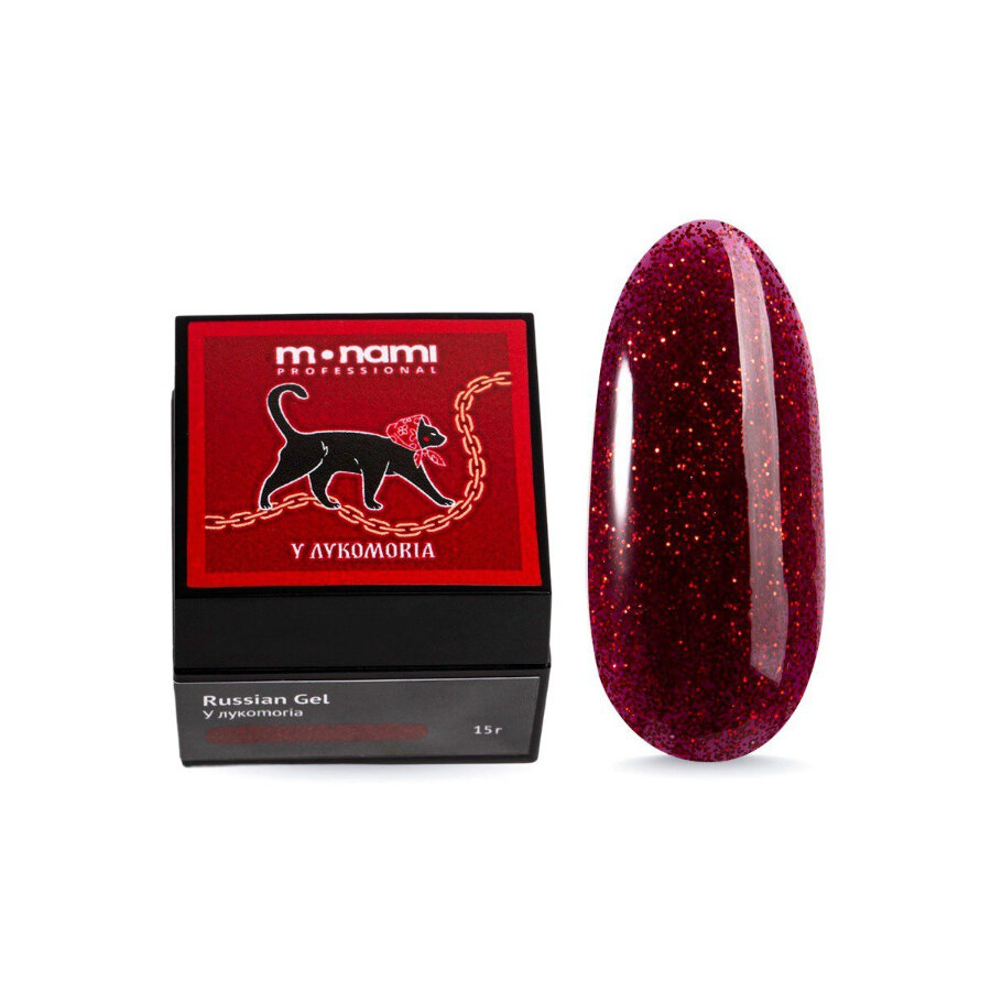 Гель Monami "Russian Gel У лукоморья", моделирующий, с шиммером