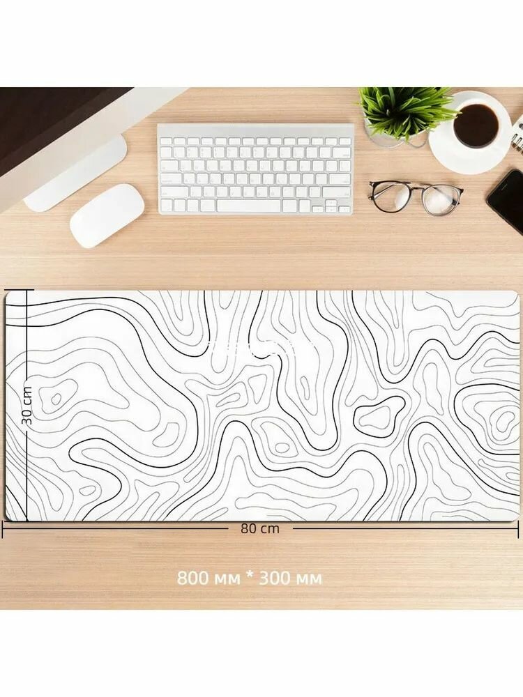 Коврик для мышки, XL, белый