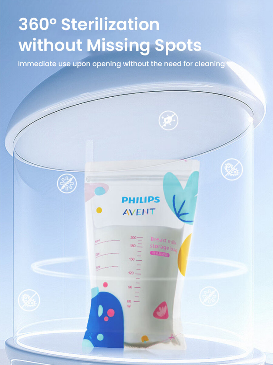 Мешки для хранения молока Philips Avent BBL61163IS/93, стоячие, 30 шт, плотные, герметичные, удобные в использовании