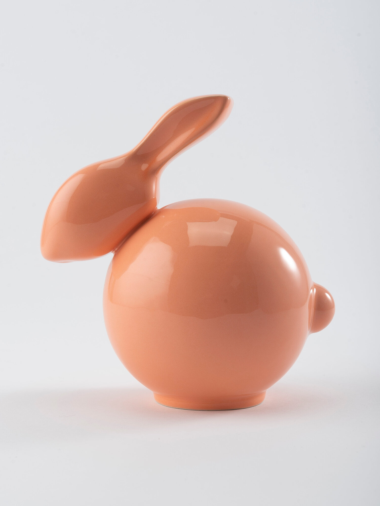 Статуэтка кролик керамический "Rabbit" абрикосовый
