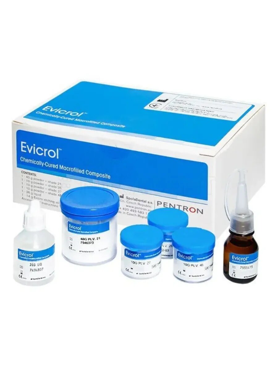 Эвикрол - пломбировочный материал химического отверждения