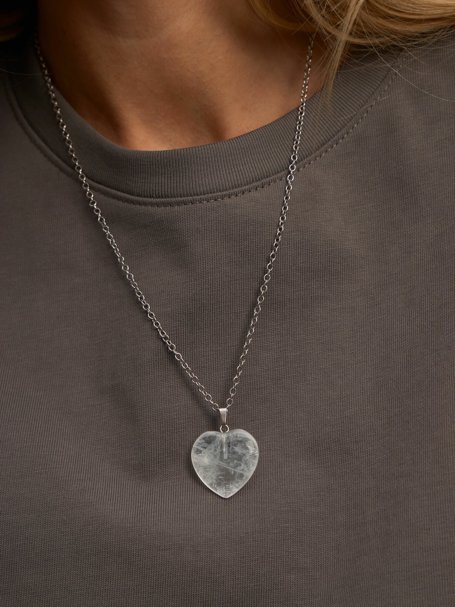 Колье, горный хрусталь