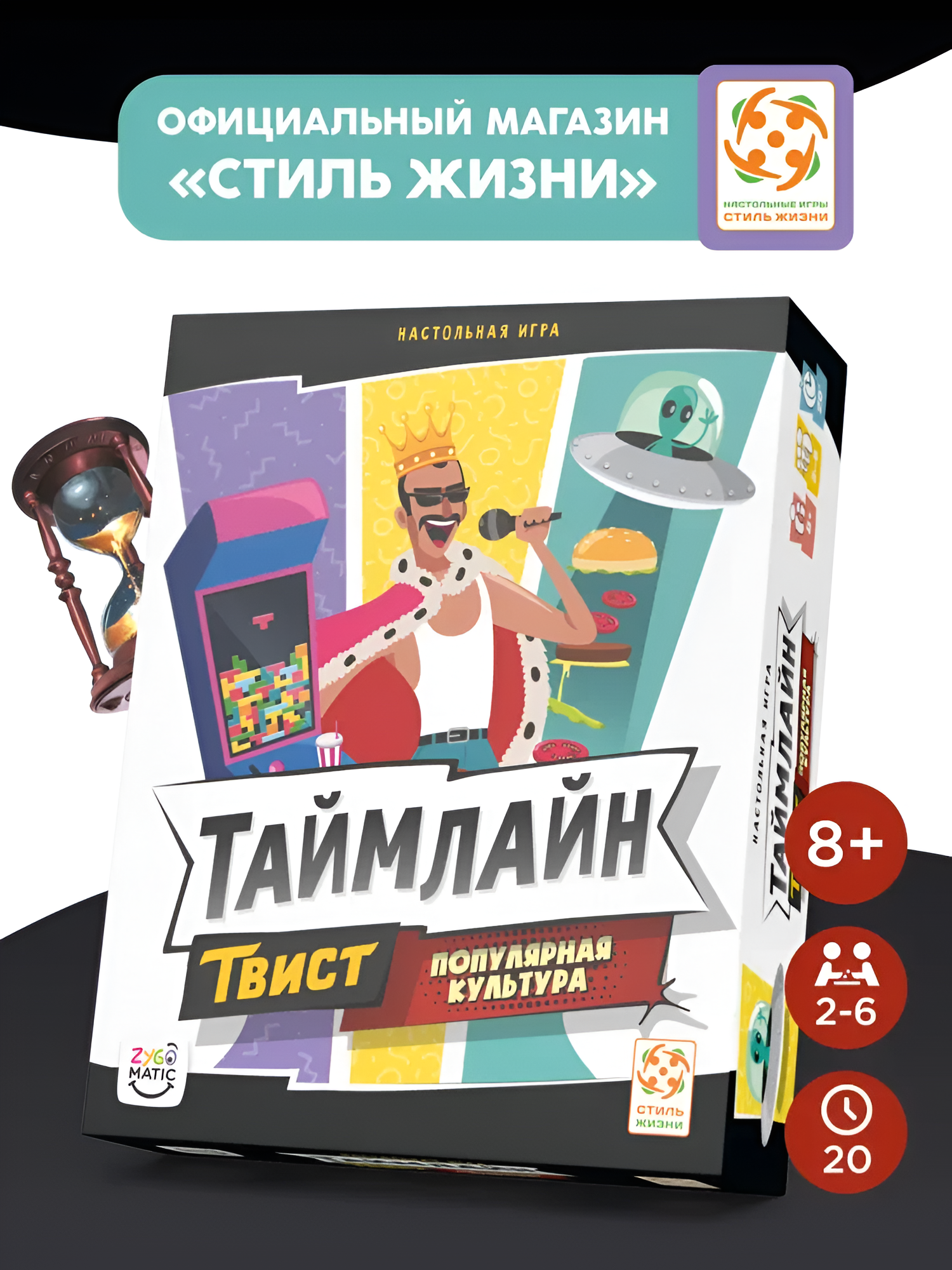 Настольная игра "Таймлайн. Популярная культура", Стиль Жизни