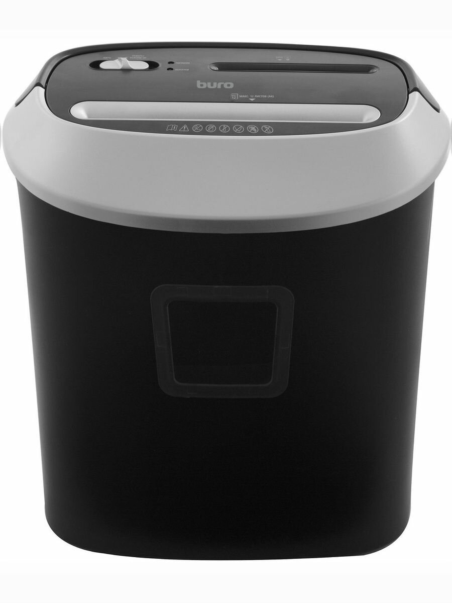Уничтожитель бумаг Buro Office BU-S1201, с автоподачей, P-4, 4х38 мм, 12 лист. одновременно, 25л