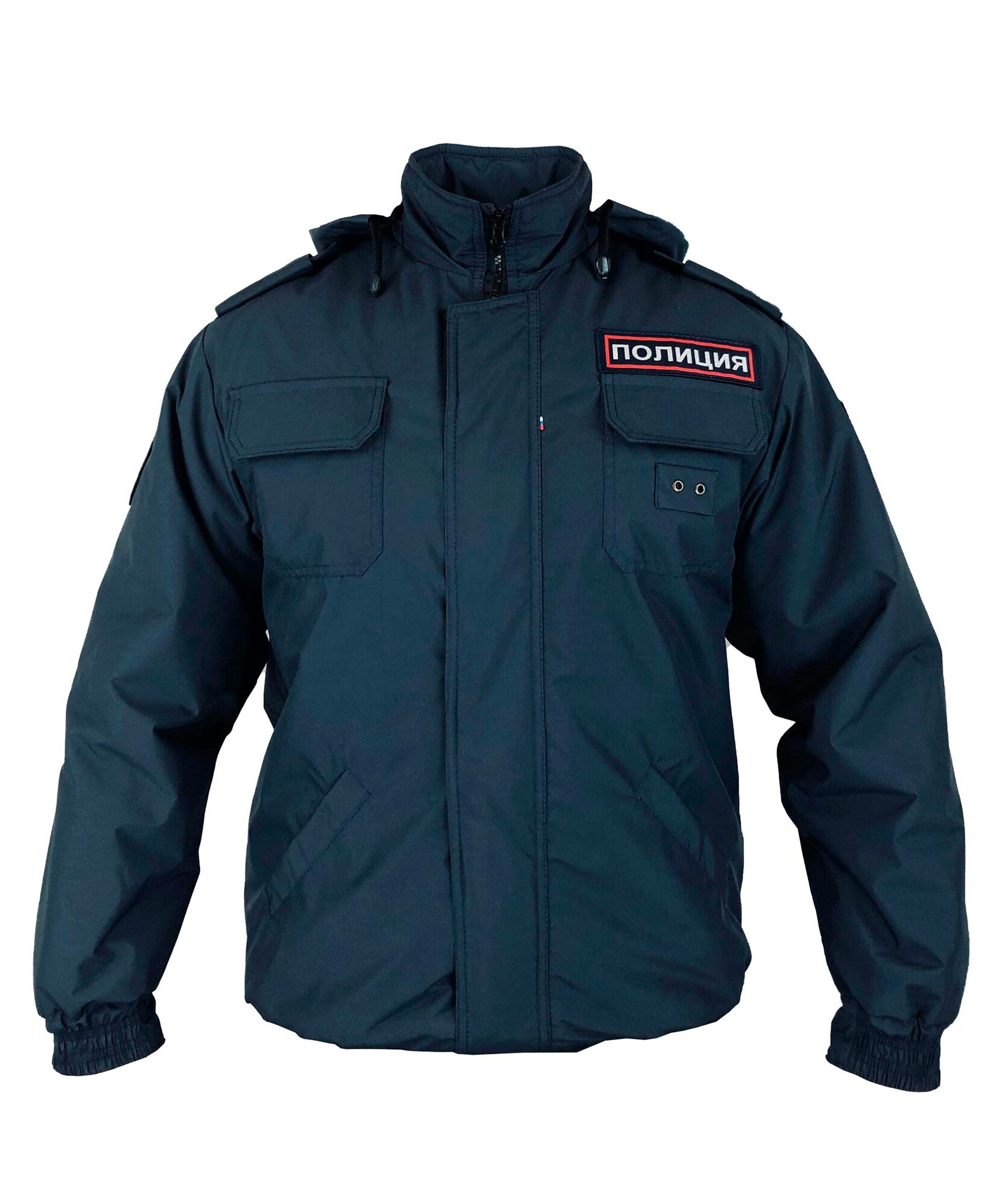 Ветровка полиции синтепон нового образца с шевронами (52 / 164 - 170)