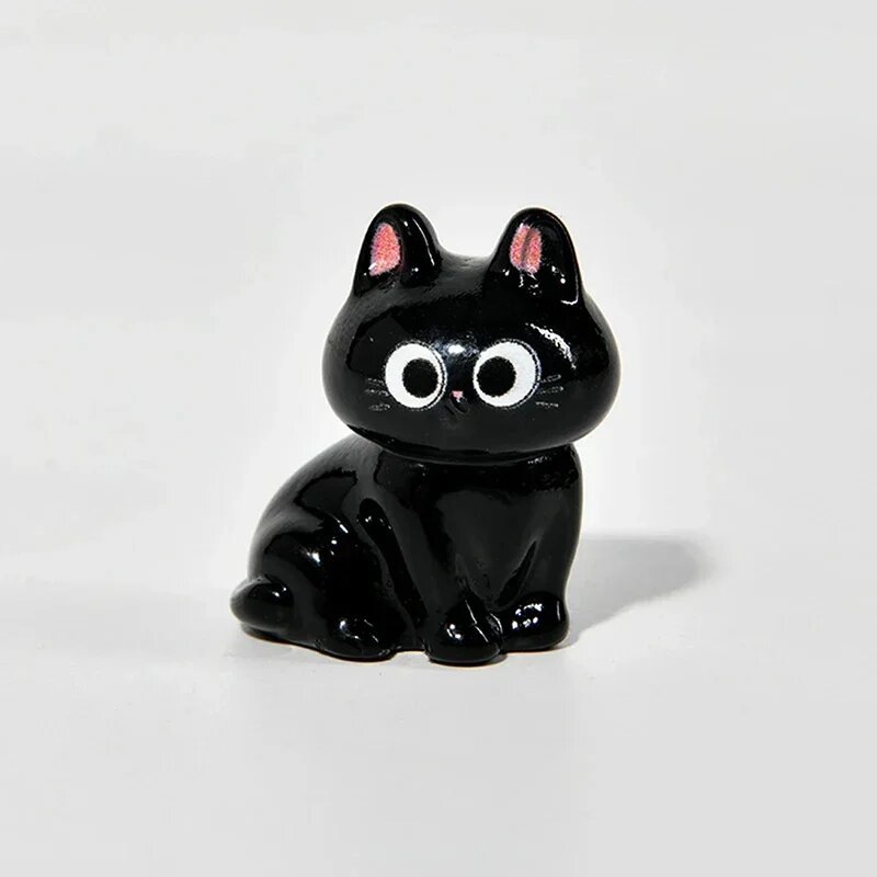Миниатюрная статуэтка котенка MOONBIFFY из смолы ZUZ