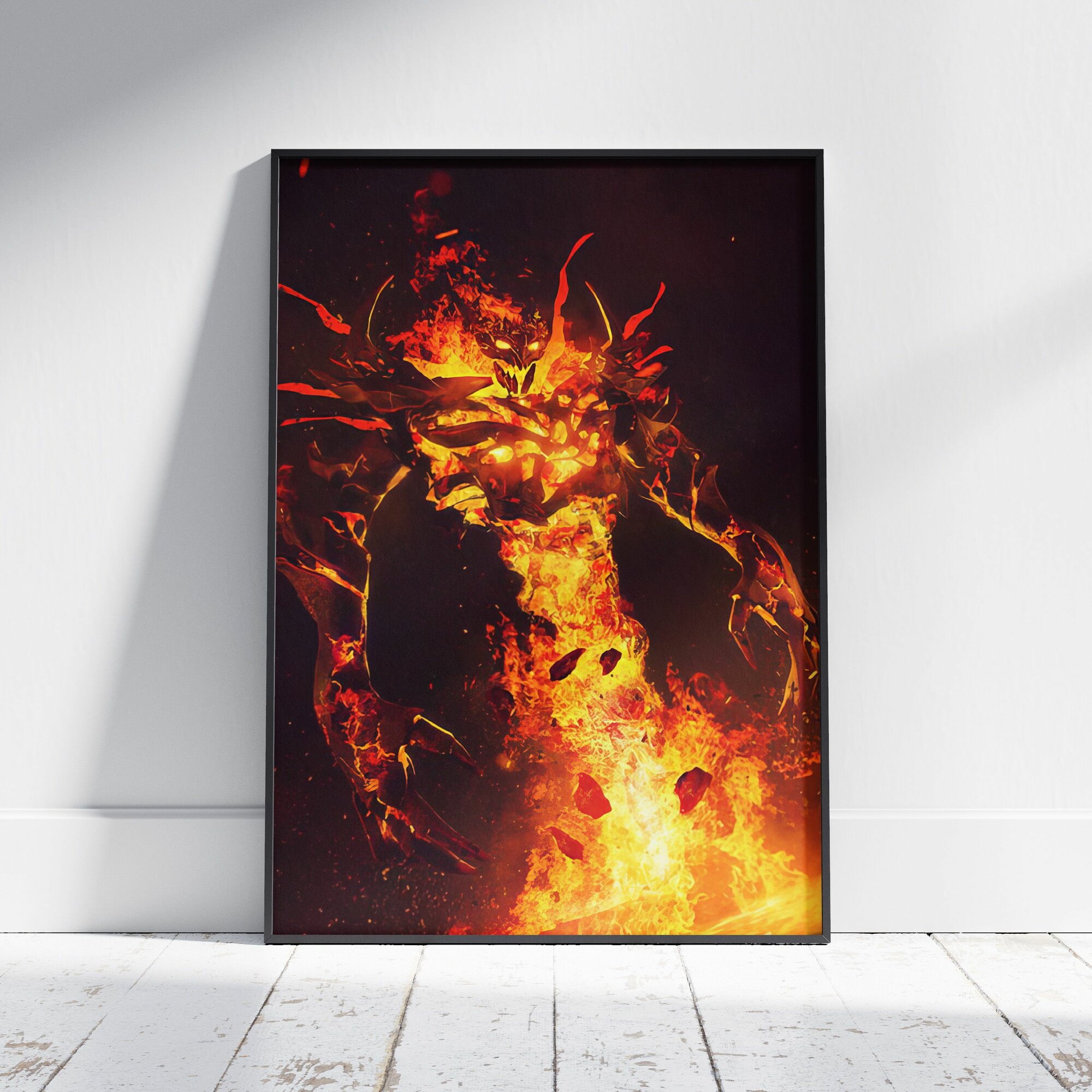 Плакат на стену для интерьера Dota 2 (Shadow Fiend 2) - Постер по игре формата A4 (21х30 см)